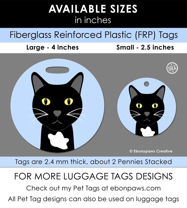 Luggage Tag Full Moon Owl 2.5 Inch or 4 Inch Round Large - Etsy