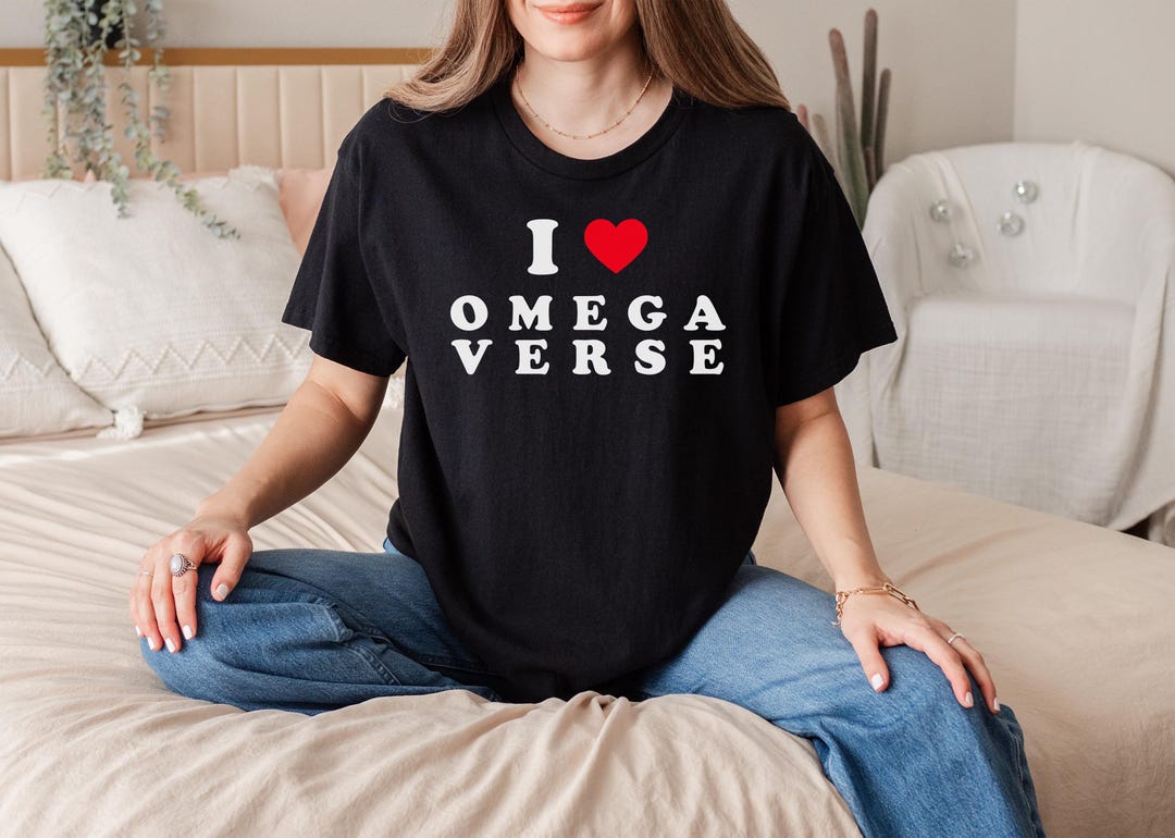 I Love Omegaverse Shirt, I Heart Omegaverse T-shirt, Funny Alpha Beta ...