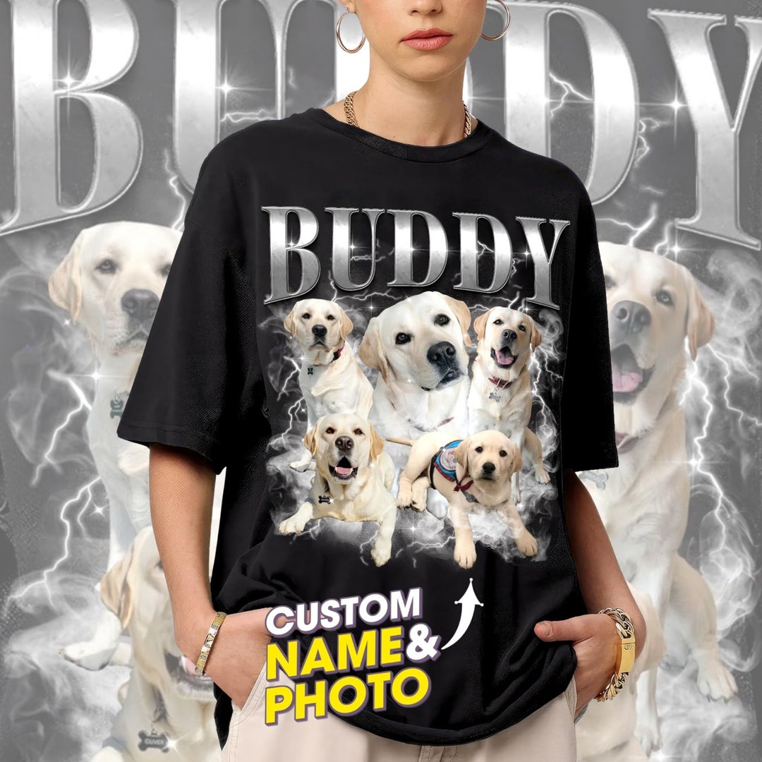 Custom Pet Bootleg Rap Tee, Personalized Shirts for Boyfriend ...