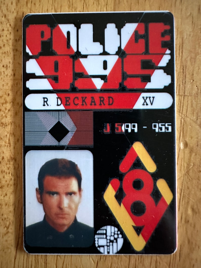 Blade Runner Deckard ID Prop (modernized) - Etsy