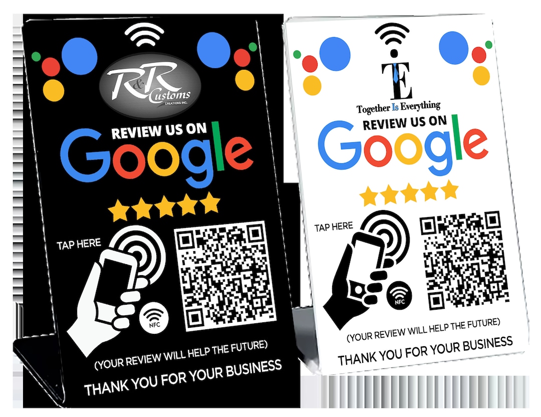 Google Review 5 Star Display Stands - Etsy
