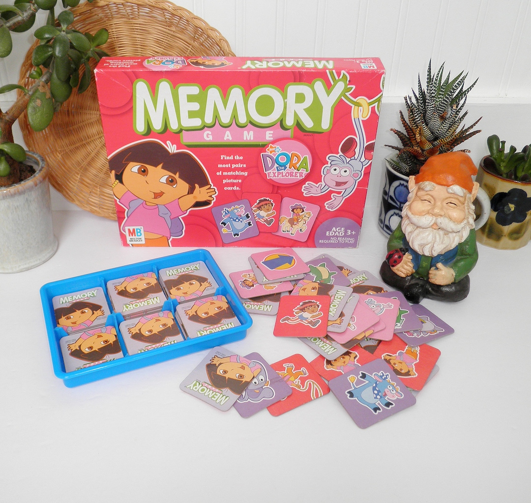 Vintage 2004 Dora the Explorer MB Milton Bradley MEMORY Game Nick Jr ...