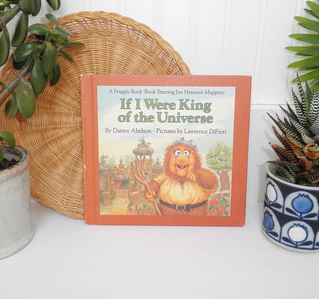 Vintage Weekly Reader Fraggle Rock Hard Cover Children's Book If I Were ...