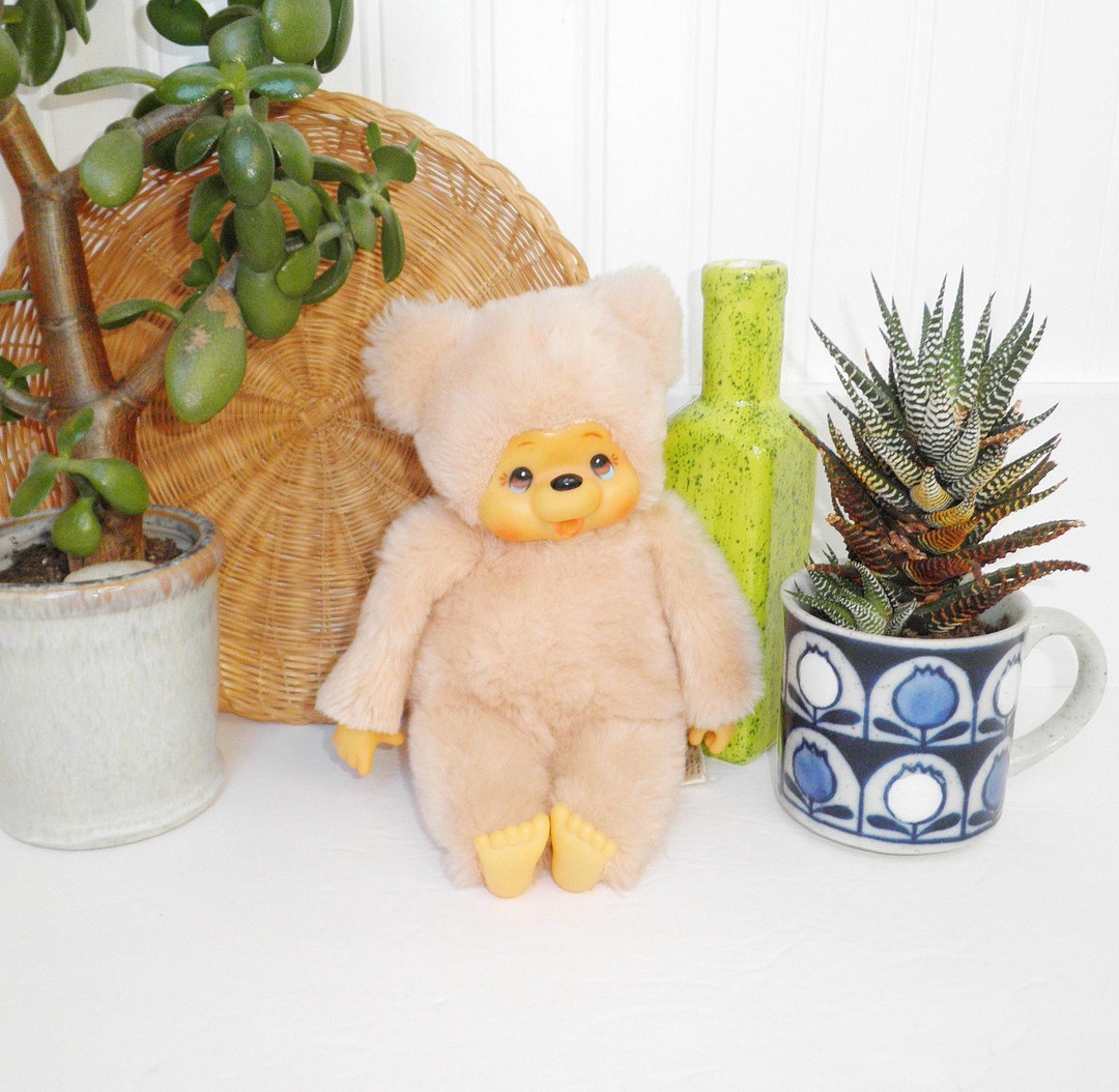 Vintage 1980s Russ Berrie MONCHICHI "tubby" Blonde Nostalgic Stuffed ...