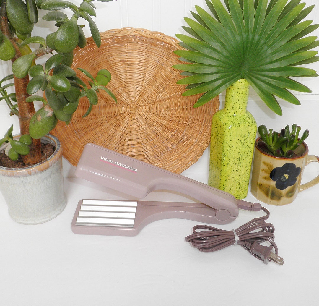 Vintage 1980s Vidal Sassoon Lavender Purple Hair Crimping Crimper Hot ...