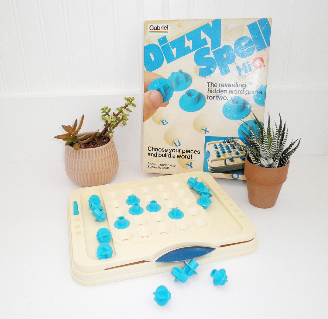 Vintage Gabriel DIZZY SPELL Hi-q Game No. 79440 1977 1970's Hidden Word ...