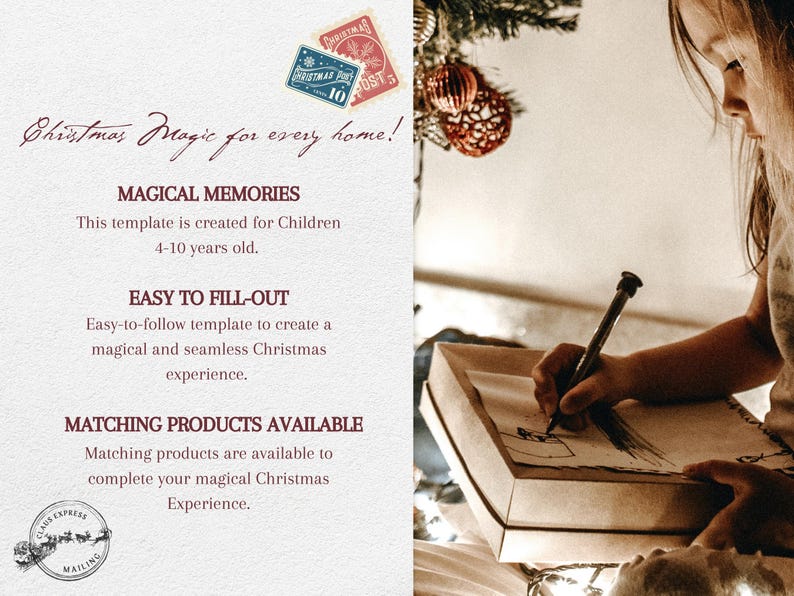 Letter From Santa Template, Santa Letter Printable for Kids, Official ...