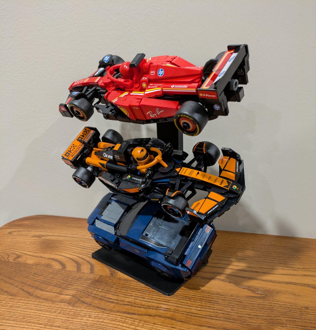 Triple Angled Desktop Display Stand for Lego Speed Champions - Etsy