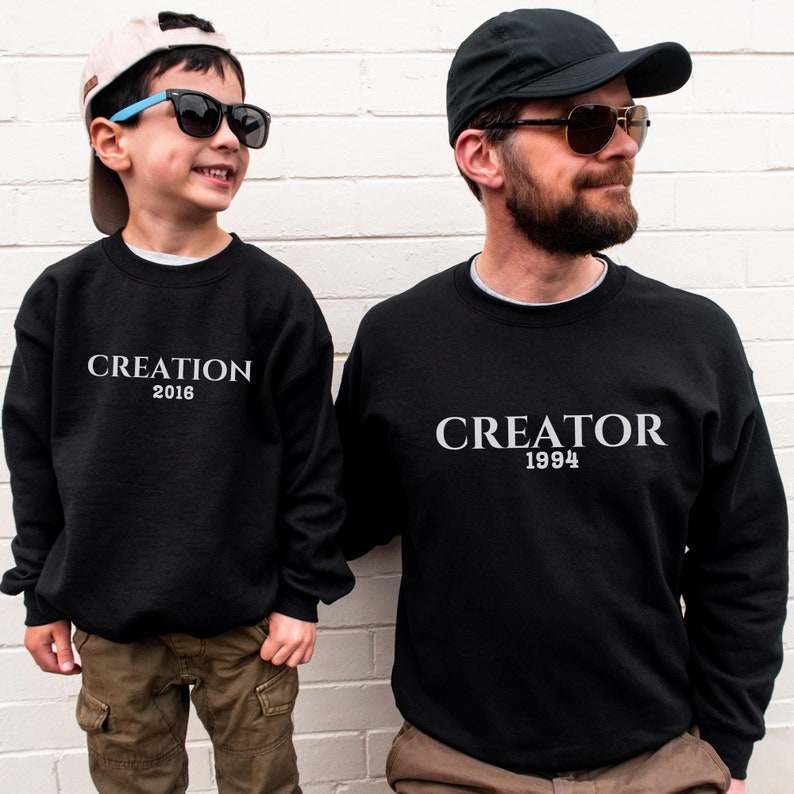 Dad and Son Matching Custom Outfits Creator and Creation Gift for ...