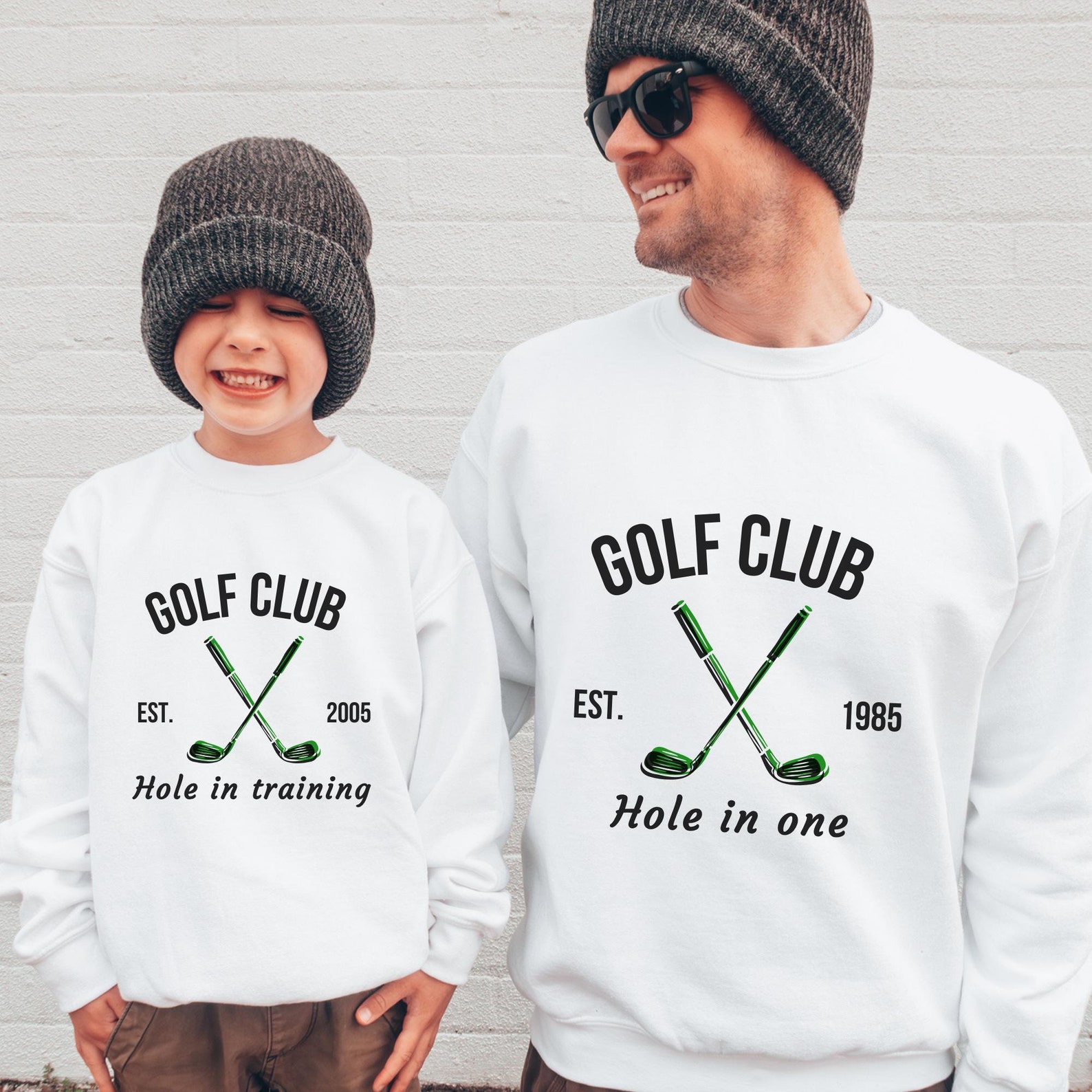 Matching Golf Outfit Father and Son Custom Golfing Dad for Fathers Day ...
