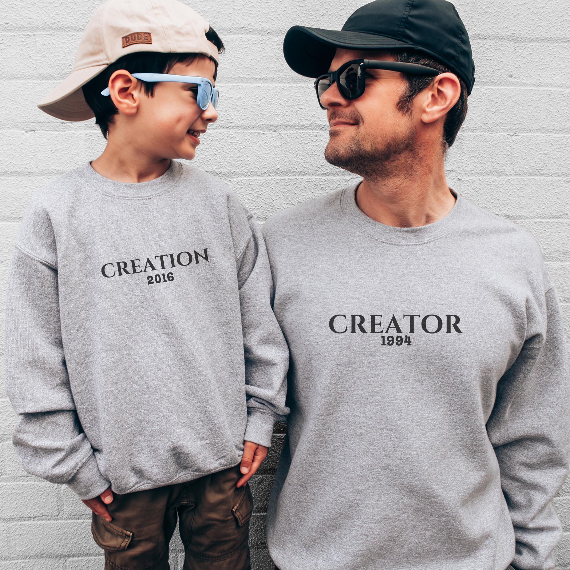 Dad and Son Matching Custom Outfits Creator and Creation Gift for ...
