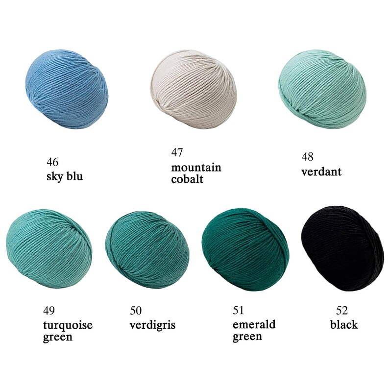 52 Color Natural Fiber Yarn, Alpaca Yarn, Wool Yarn, Sock Yarn, Alpaca ...