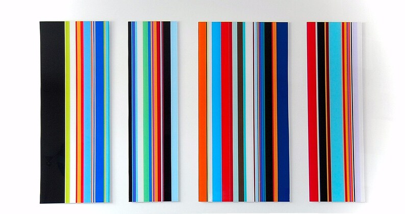 Big Striped Modern Wall Art - Etsy