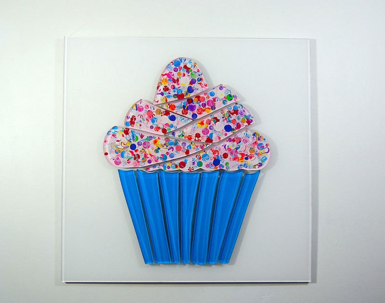 Modern Cupcake Wall Sculpture - Etsy