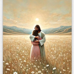 Field of Faith, Christian Wall Art, Jesus With Woman, Jesus Prints, LDS ...