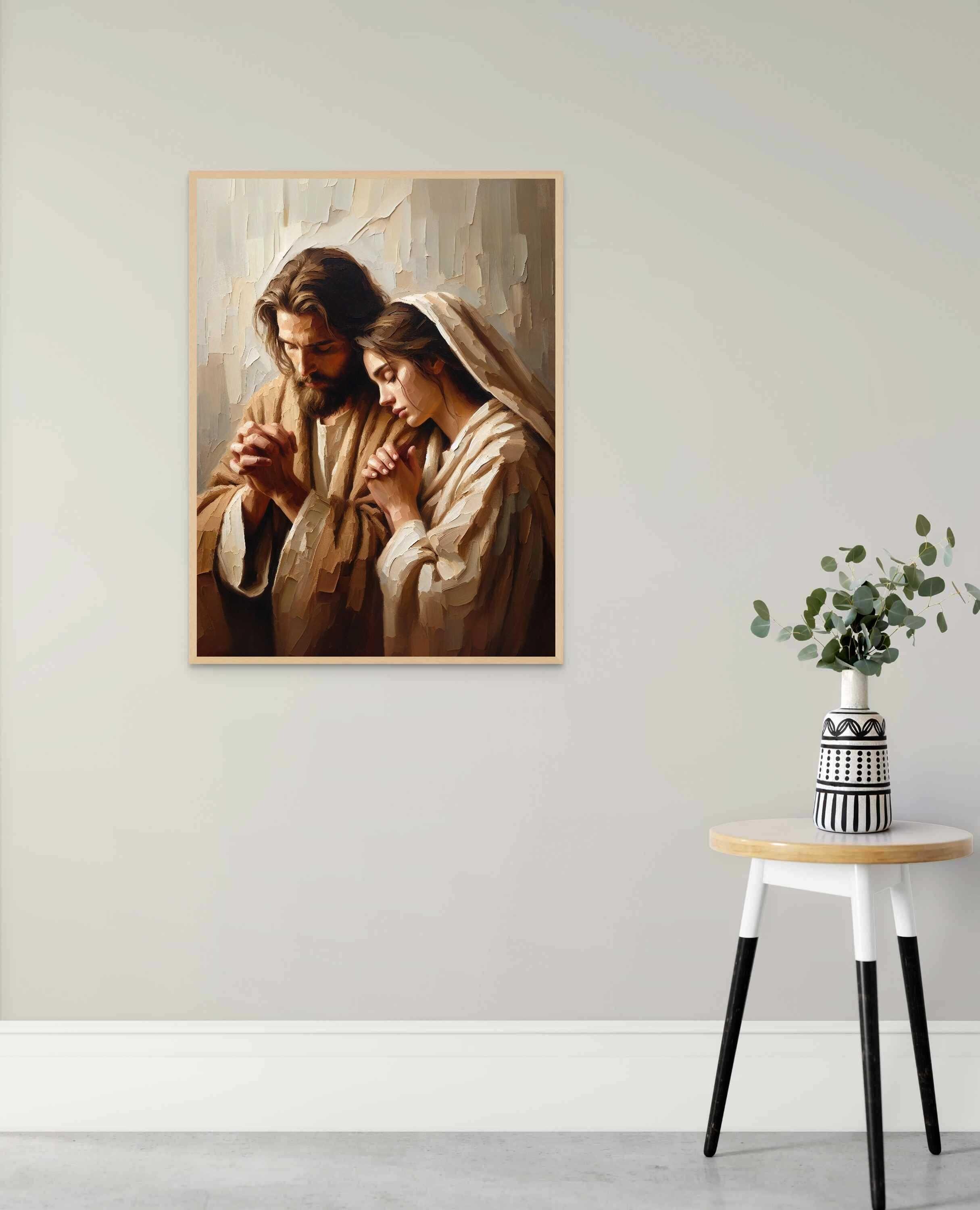 Shoulder to Pray On, Christian Art, Jesus and Woman, Jesus Painting ...