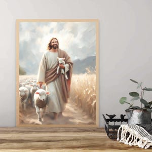 Shepherds Path, Christian Painting, Jesus Shepherd Art, Jesus Art, LDS ...