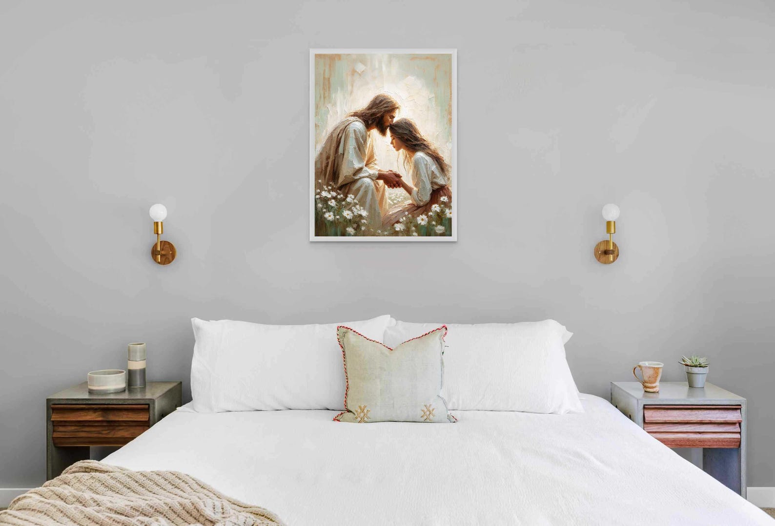 Love of a Savior, Christian Art, Jesus and Girl Art, Jesus Picture, LDS ...