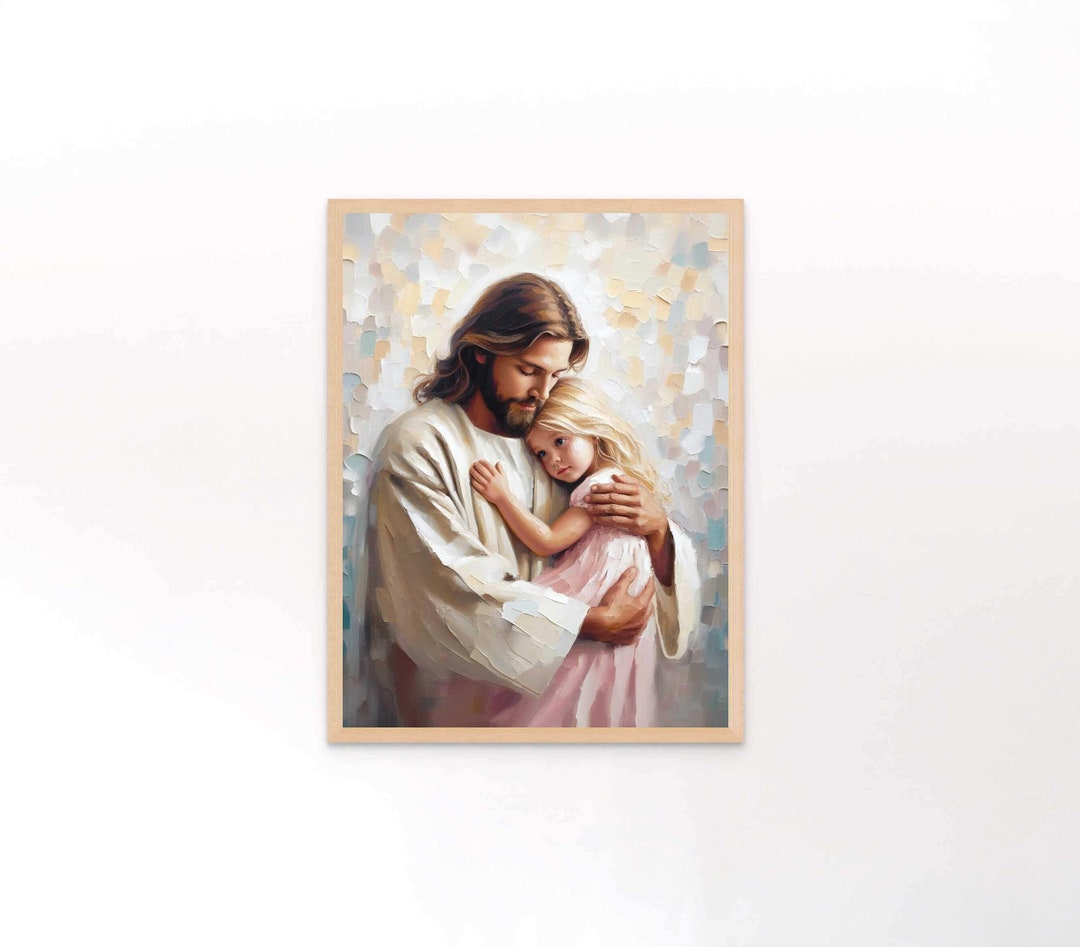 Place to Rest, Christian Painting, Jesus With Girl, Picture of Jesus ...