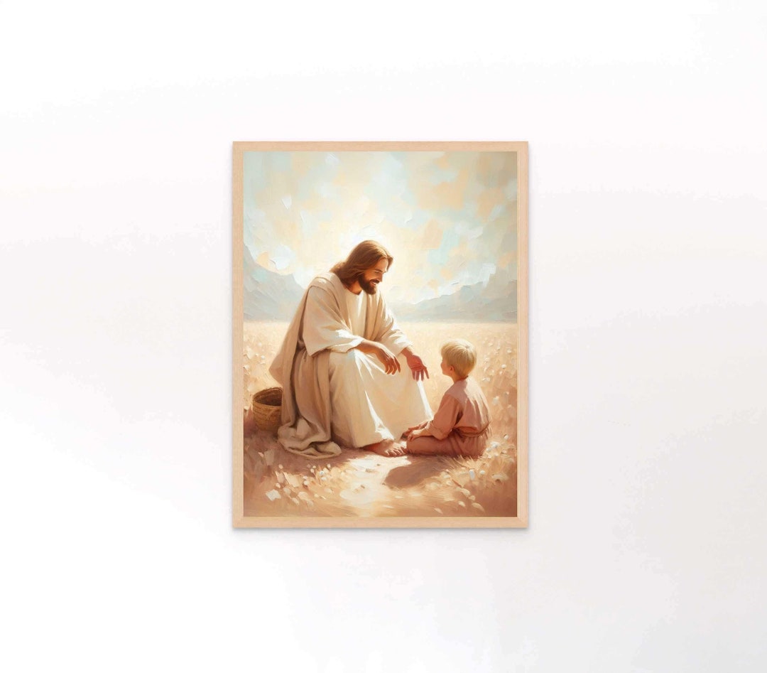 Story Time, Christian Art, Jesus With Boy, Jesus Painting, LDS Painting ...