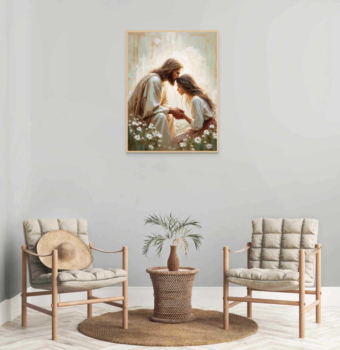 Love of a Savior, Christian Art, Jesus and Girl Art, Jesus Picture, LDS ...