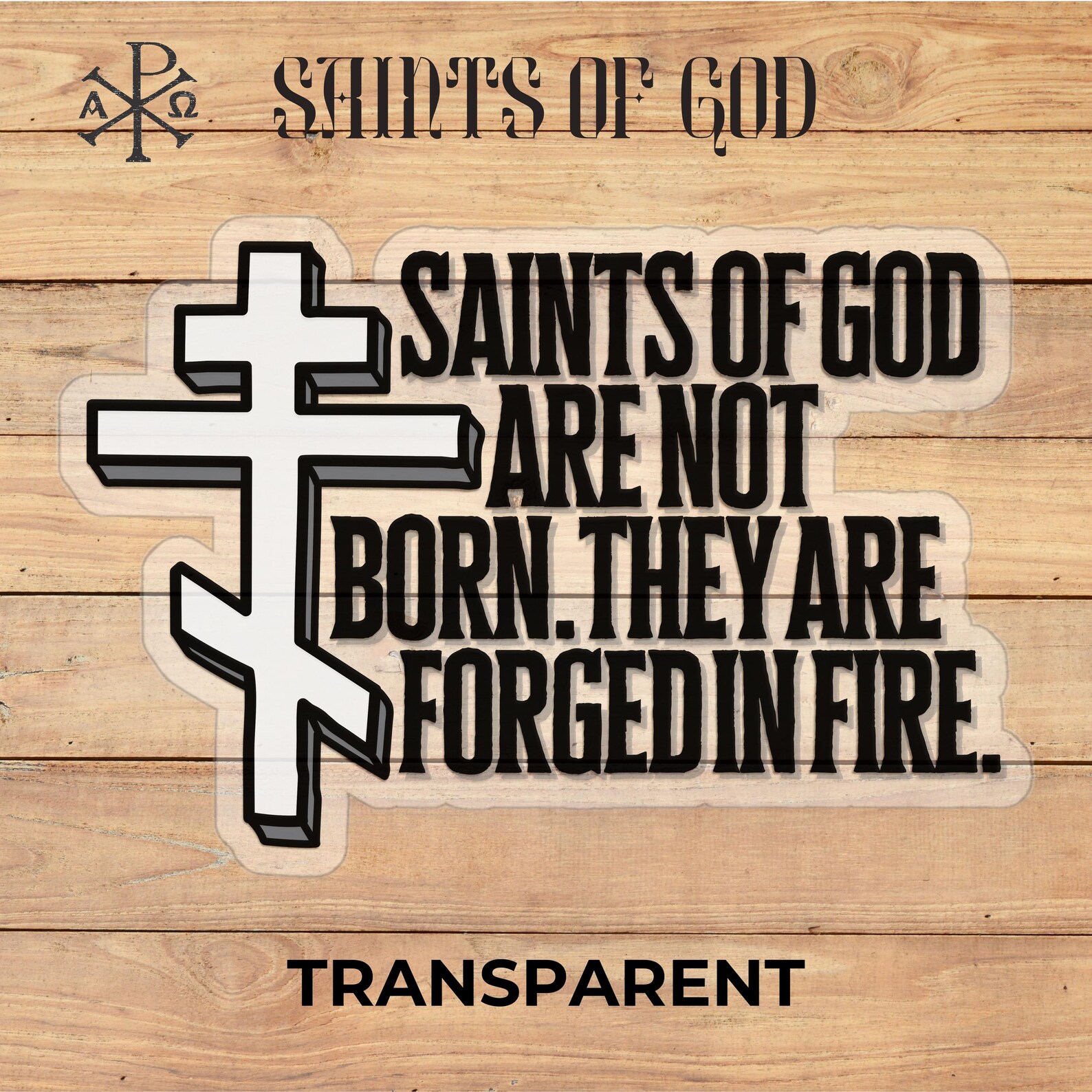 Saints of God Orthodox Sticker, Forged in Fire Sticker, Orthodox ...