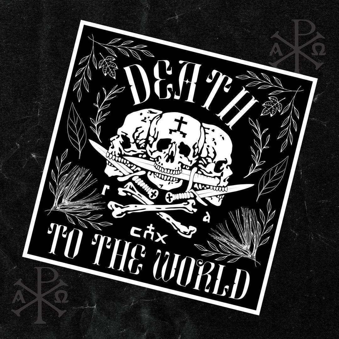 Death to the World Sticker, Orthodox, Orthodox Christianity, Orthodox ...