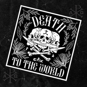 Death to the World, Orthodox Sticker, Orthodox Christianity, Orthodox ...