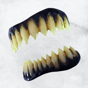 Black Pennywise Teeth Costume Equipment Veneers Deformed Teeth 2.0 FX ...