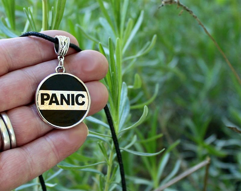 DON'T WORRY Just PANIC Panic Button Necklace Infinity | Etsy