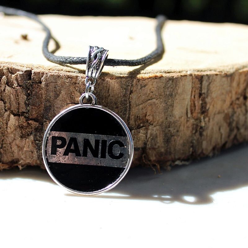 DON'T WORRY Just PANIC Panic Button Necklace Infinity - Etsy UK