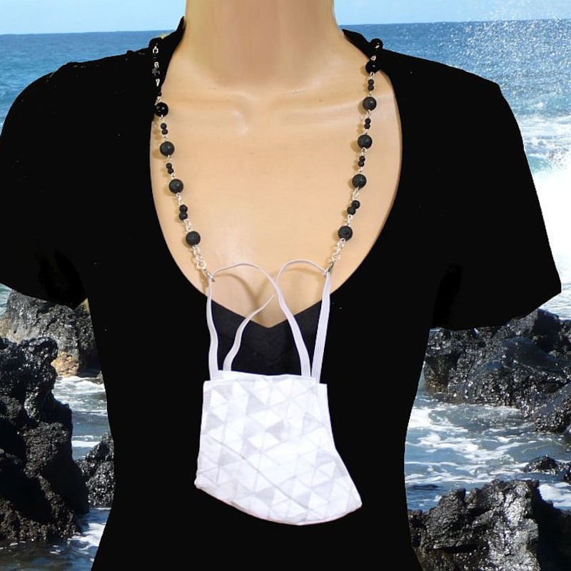 Mask Holder Necklace - Etsy