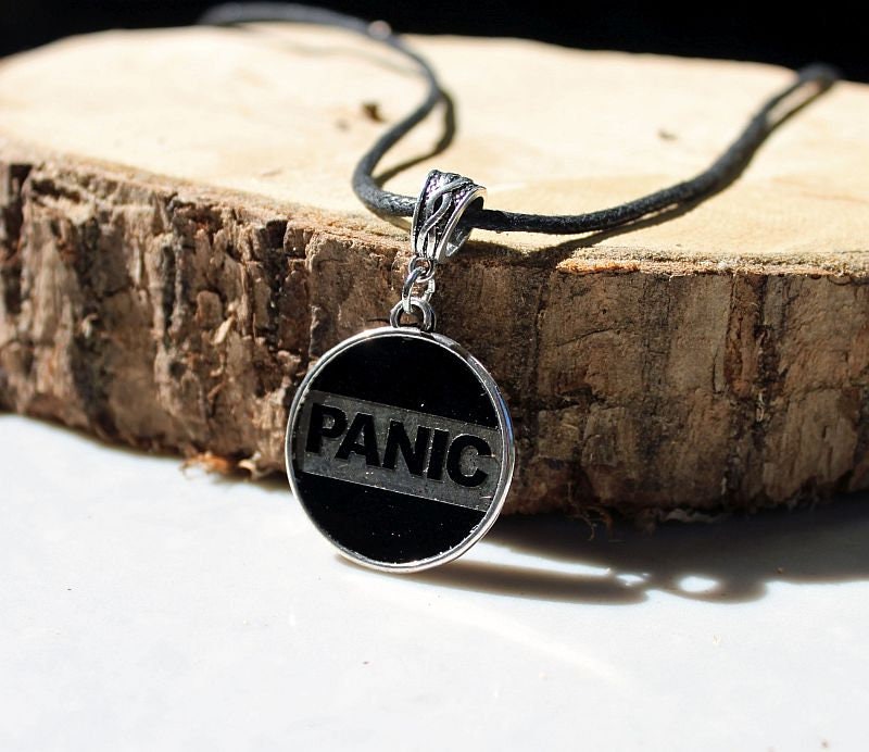 DON'T WORRY Just PANIC Panic Button Necklace Infinity | Etsy