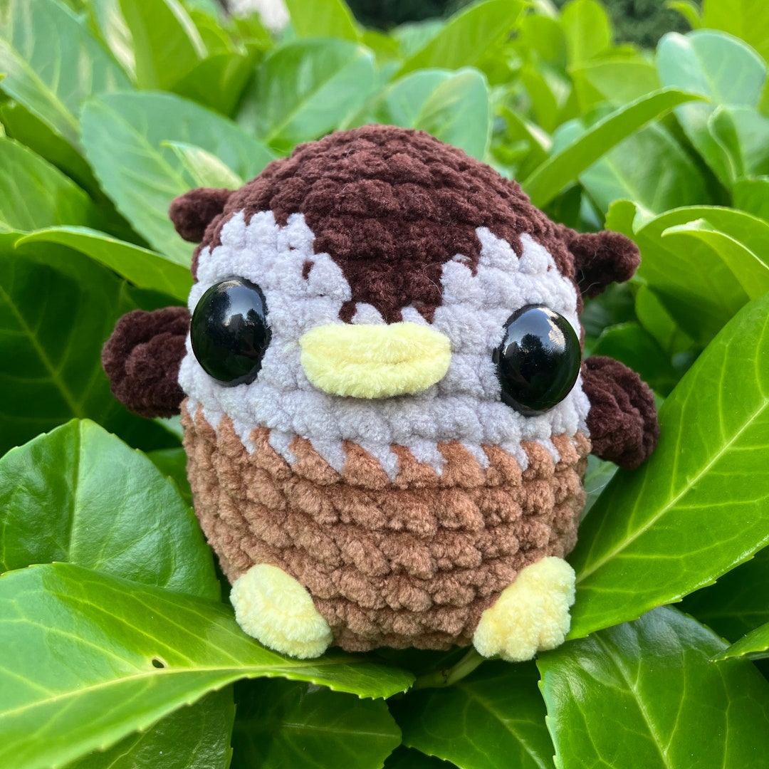 Handmade Crocheted Mini Owl Plush Toy | Adorable Amigurumi Owl ...