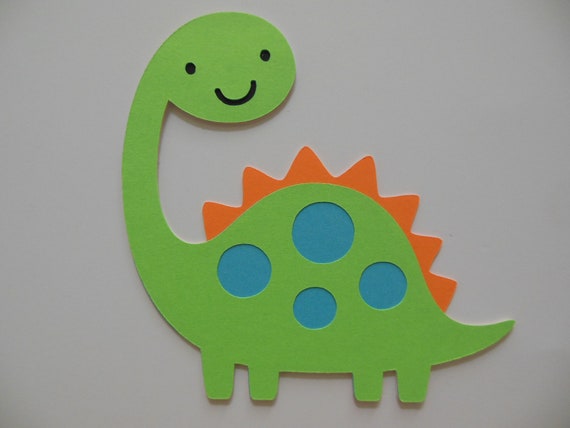 Dinosaur Cutout Brontosaurus Cutout Birthday Party - Etsy