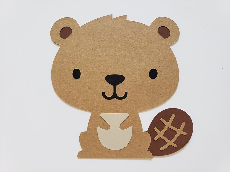 Beaver Woodland Animal Cutout Forest Animal Cutout - Etsy