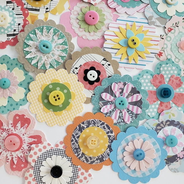 Cardstock Flower - Etsy