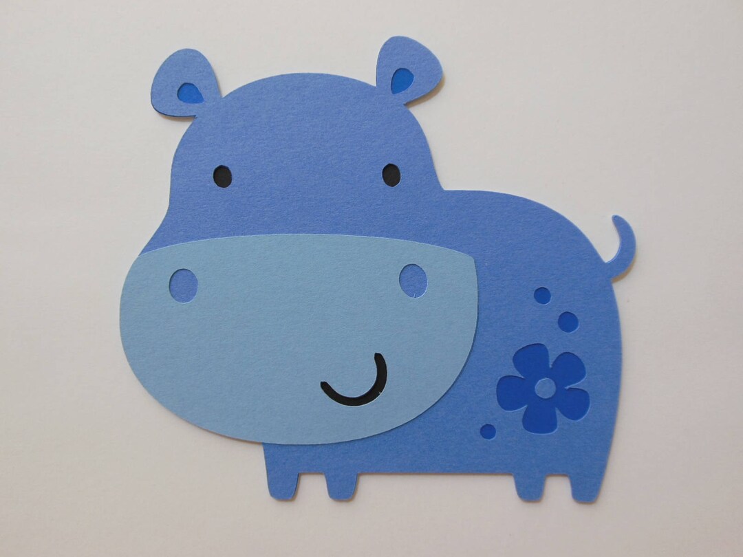 Hippo Cutout - Safari or Zoo Animal - Chid Birthday Party Decoration ...