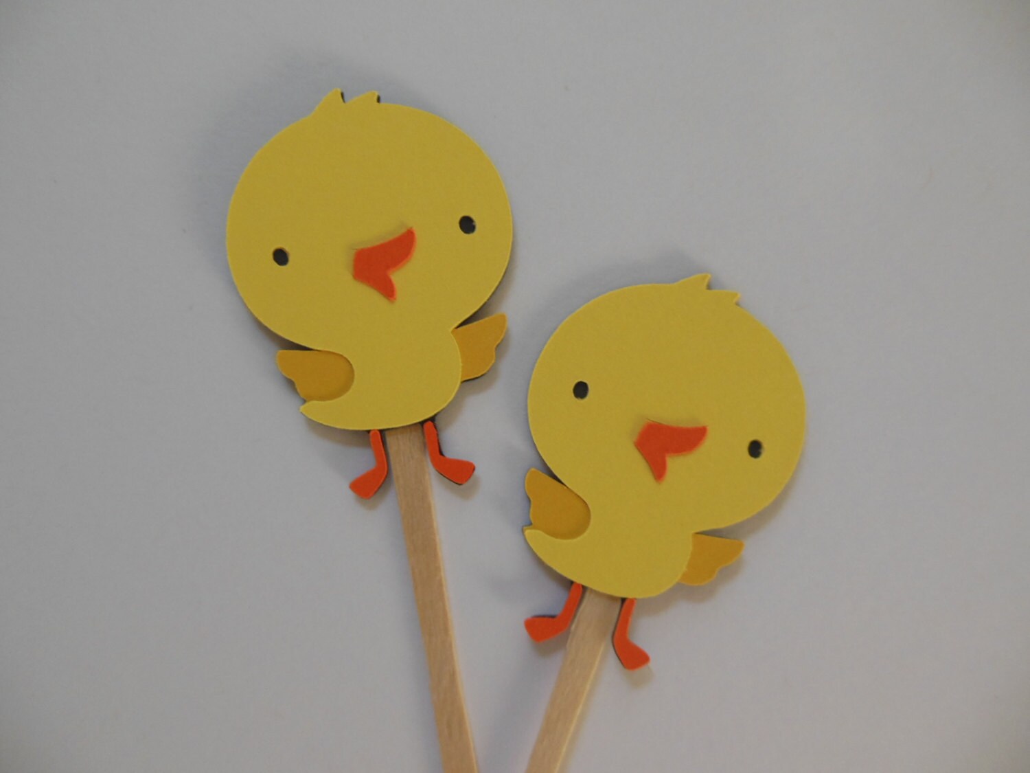 Farm Animal Cupcake Toppers - Chick, Cow, Horse, Lamb, Pig and Duckling ...