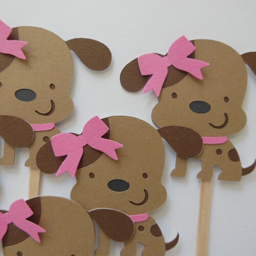 Dog Birthday Party Banner Puppy Birthday Party Pink Teal | Etsy