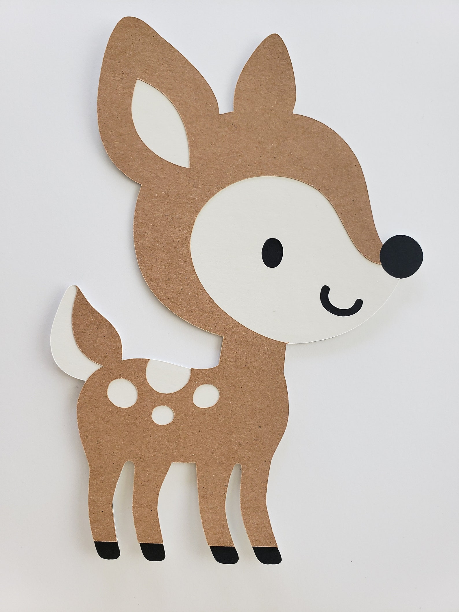 7" Baby Deer - Woodland Animal Cutouts - Forest Animal Cutouts - Gender ...
