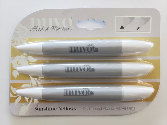 Nuvo Alcohol Markers Sunshine Yellow Set of 3 Tonic - Etsy