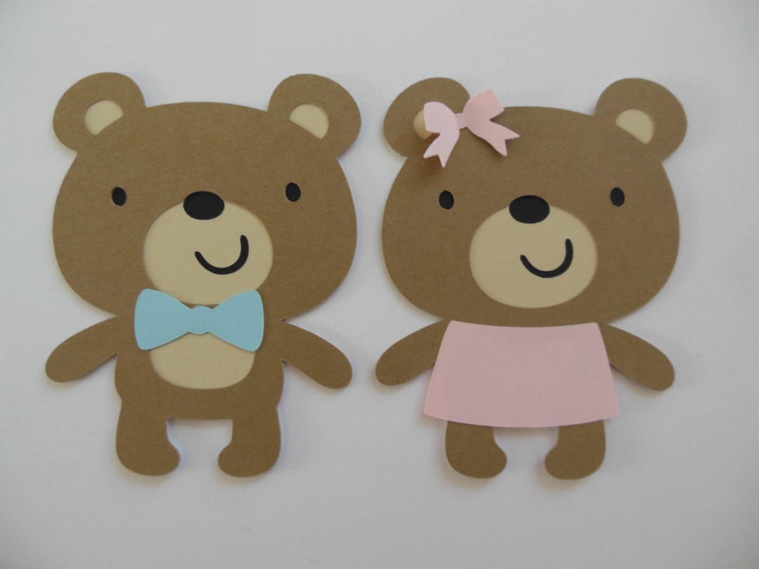 Teddy Bear Cutouts Birthday Party Decoration Baby Shower - Etsy