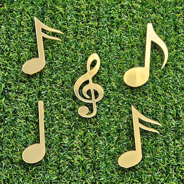 Musical Notes Cake Decorations - Etsy