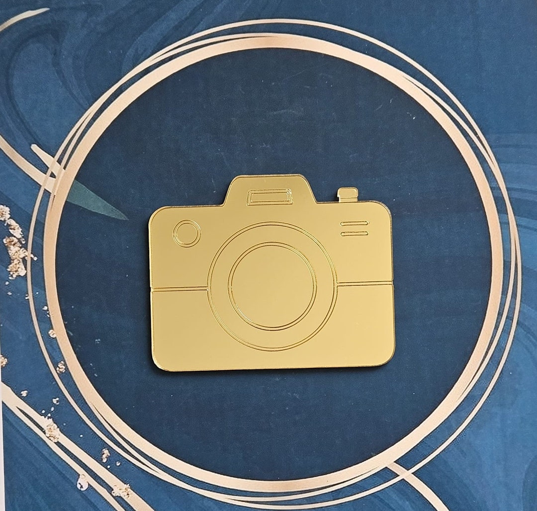 Acrylic Camera Charm Cake Topper Acrylic Camera Cupcake Decorations - Etsy