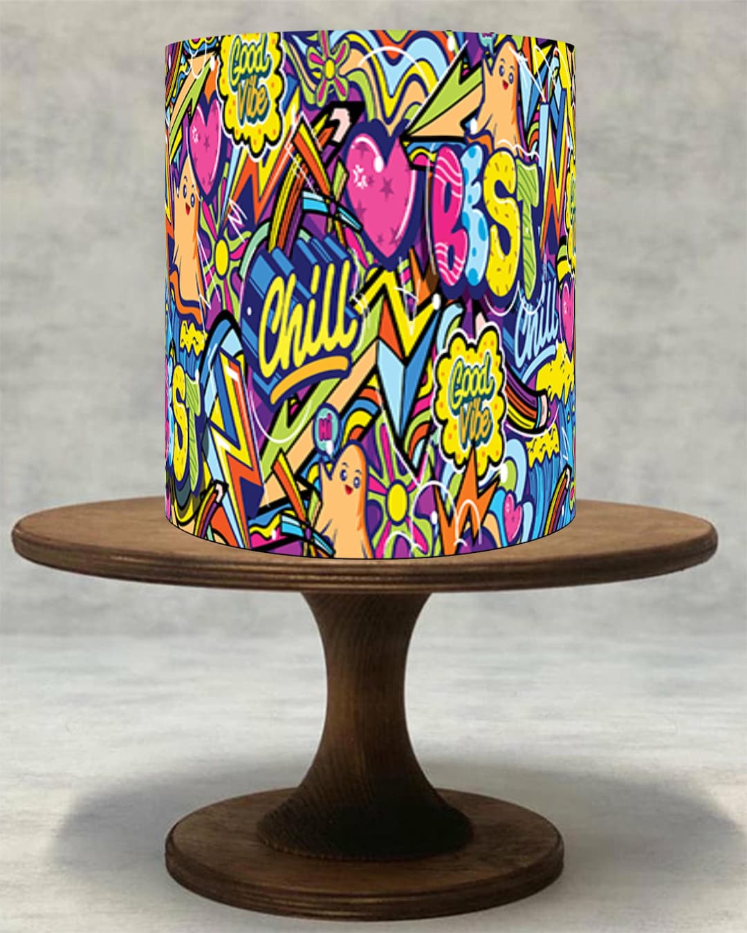 Edible Graffiti Wall Cake Wrap – Icing Sheet & Wafer Paper Topper ...