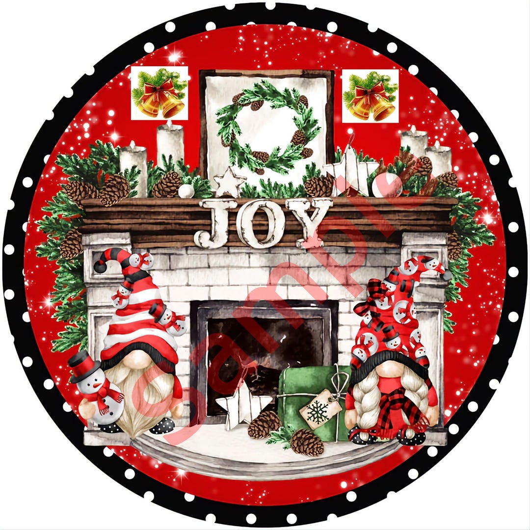 Merry Christmas Edible Cake Topper Image – Round Cake Topper 5 and 7.5 ...