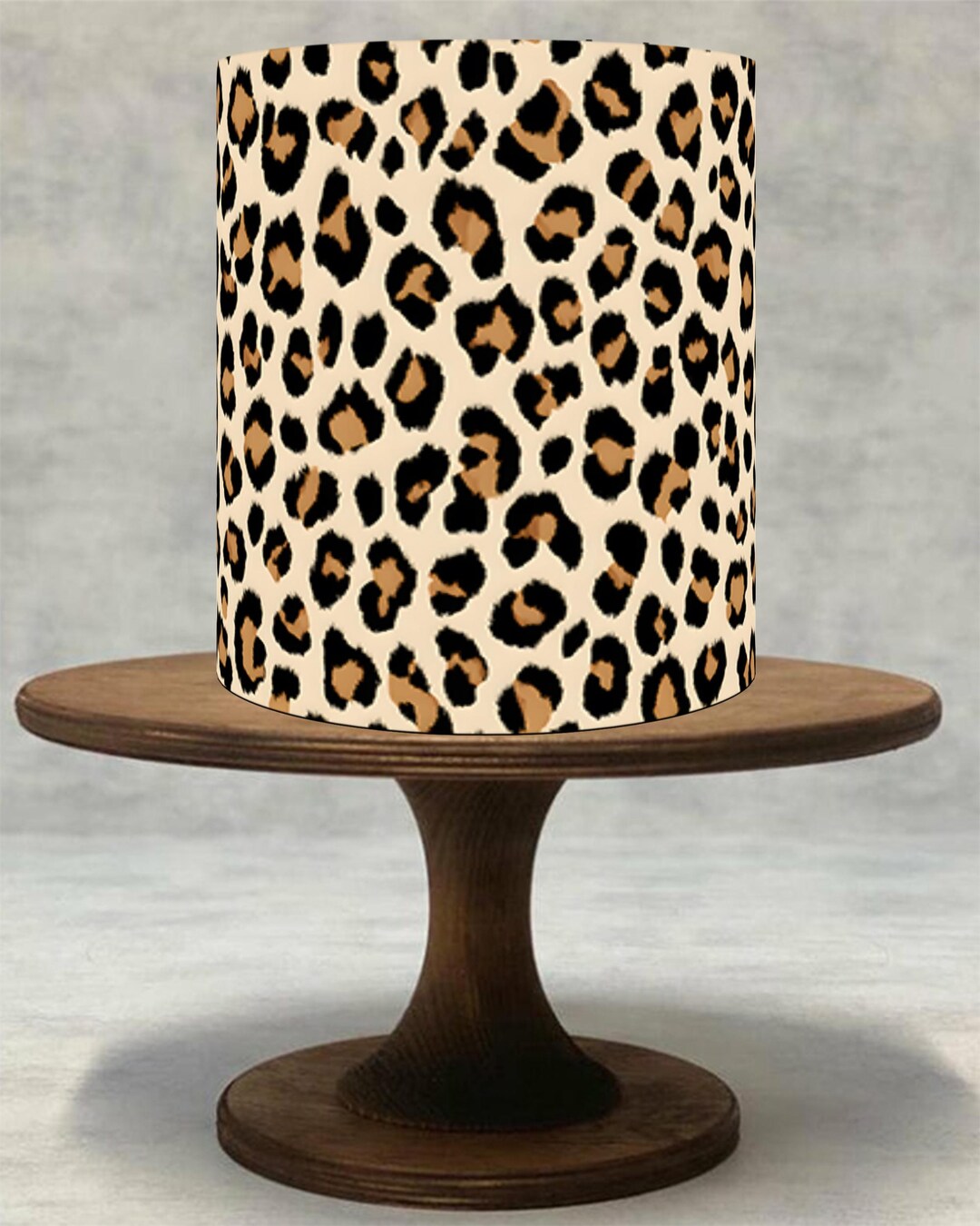 Leopard Cheetah Print Edible Cake Wrap, Animal Skin Cake Topper, Icing ...