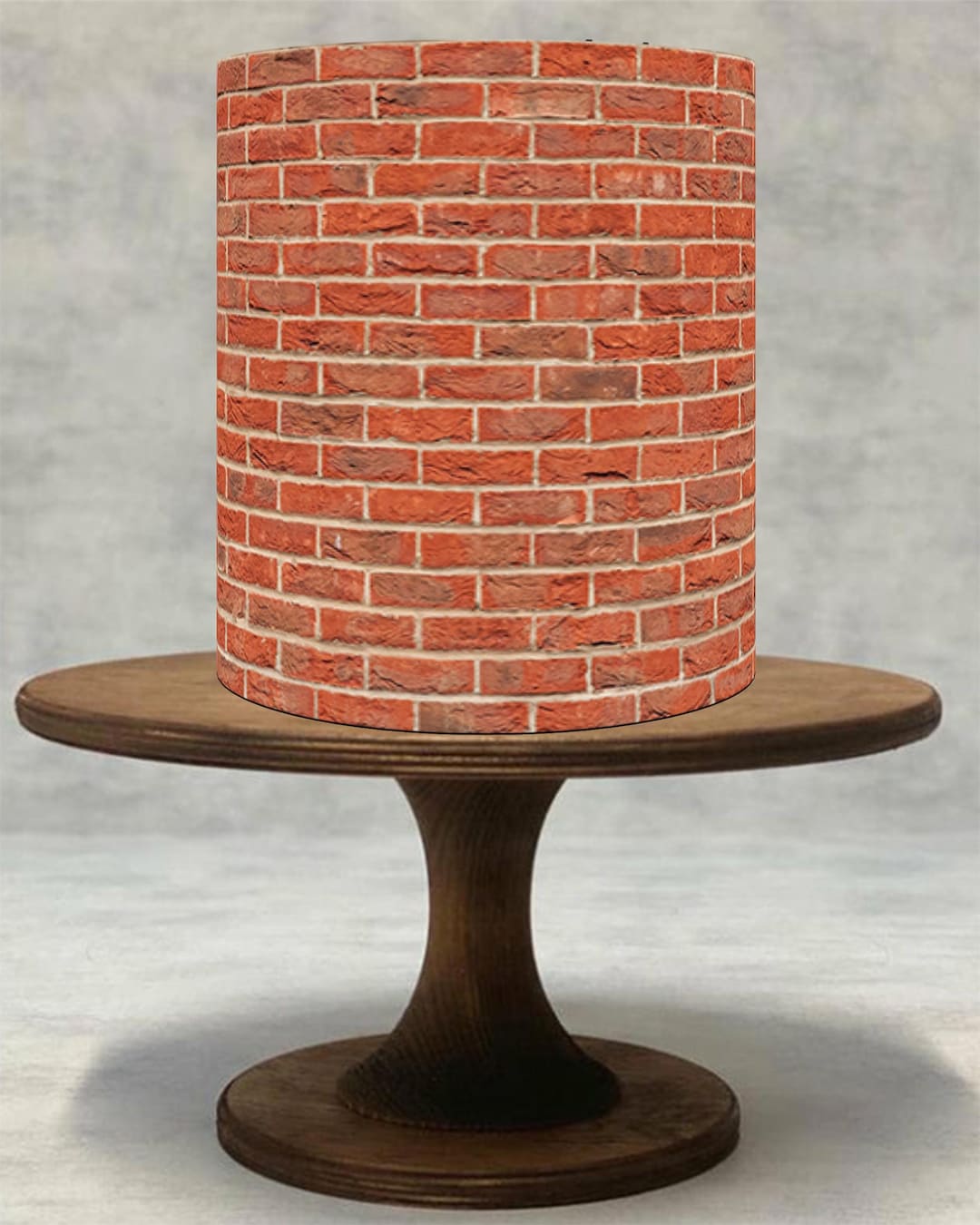 Edible Cake Wrap Brick Wall Pattern – Wafer or Icing Sheet Topper for ...