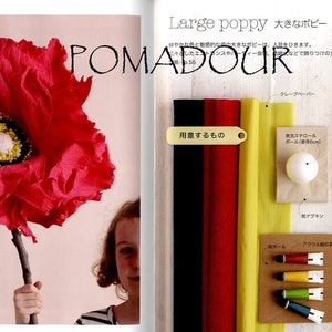 Crepe Paper Flowers From Small to BIG Japanese Craft Book - Etsy UK